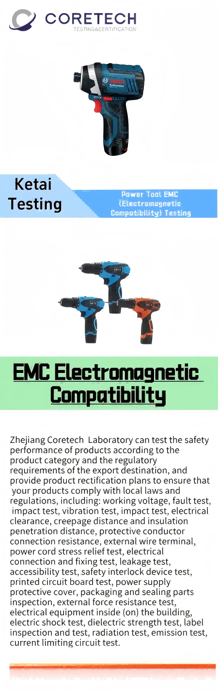Power Tool Emc (electromagnetic Compatibility) Testing, Third Party ...