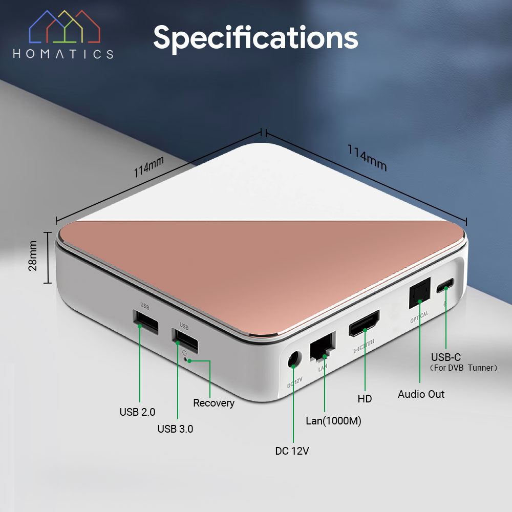 New Google Certified Tv Box Homatics Box R 4k Plus 4gb/32gb Amlogic ...