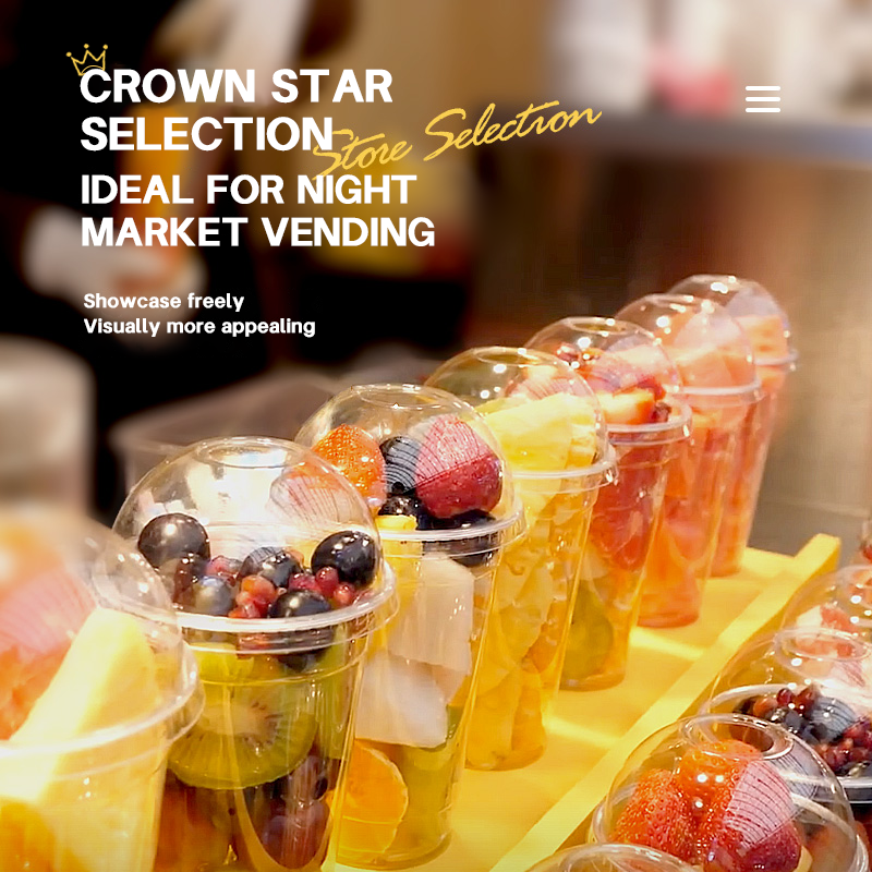 Disposable Clear Plastic Packaging Fruit Cup Pet Juice Cup - Expore ...