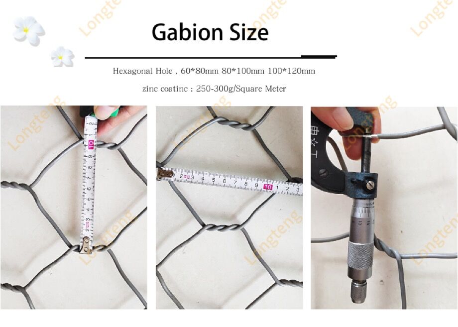 Bulk Buy China Wholesale 60x80 Mm Galvanized Hexagonal Gabion Netting ...