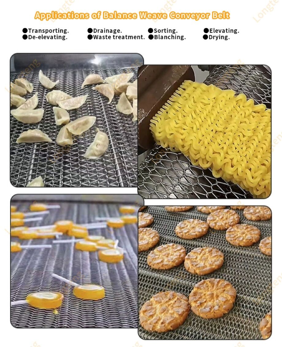 Buy China Wholesale 304 Food Grade Stainless Steel Conveyor Belt Food ...