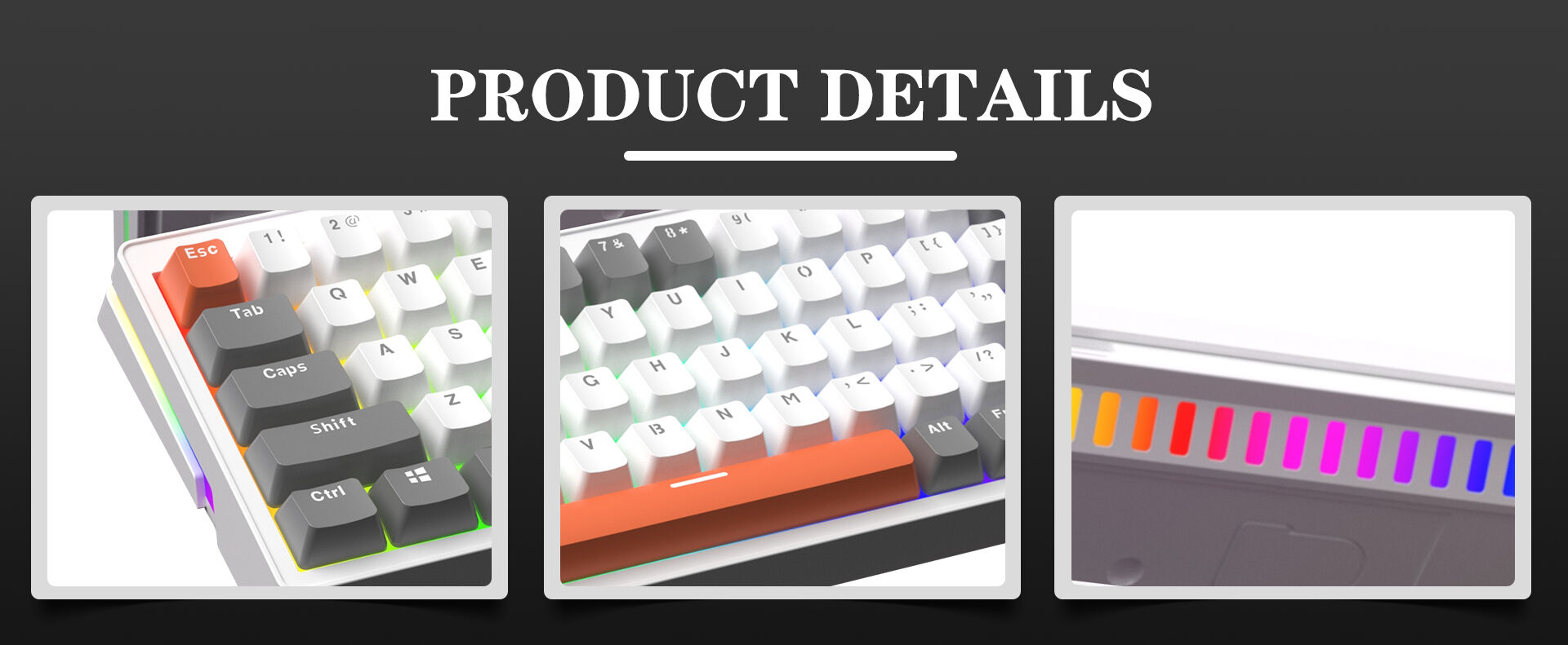 82-key Mechanical Gaming Wired Magnetic Switch Custom Computer Keyboard ...