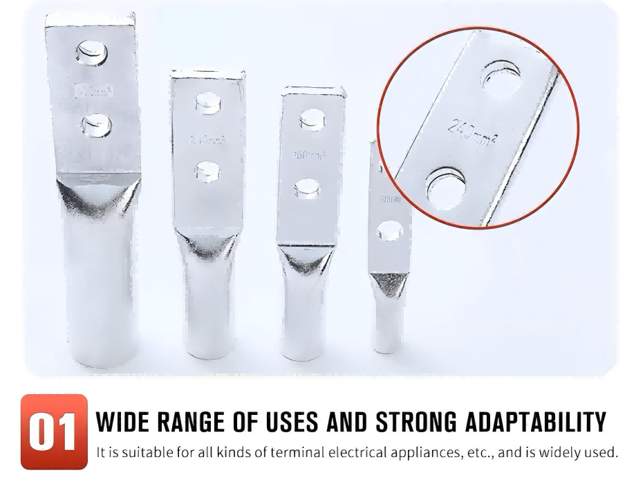 Bulk Buy China Wholesale Cl125-2h-10 Tinned Copper Terminal Lugs 2-hole ...