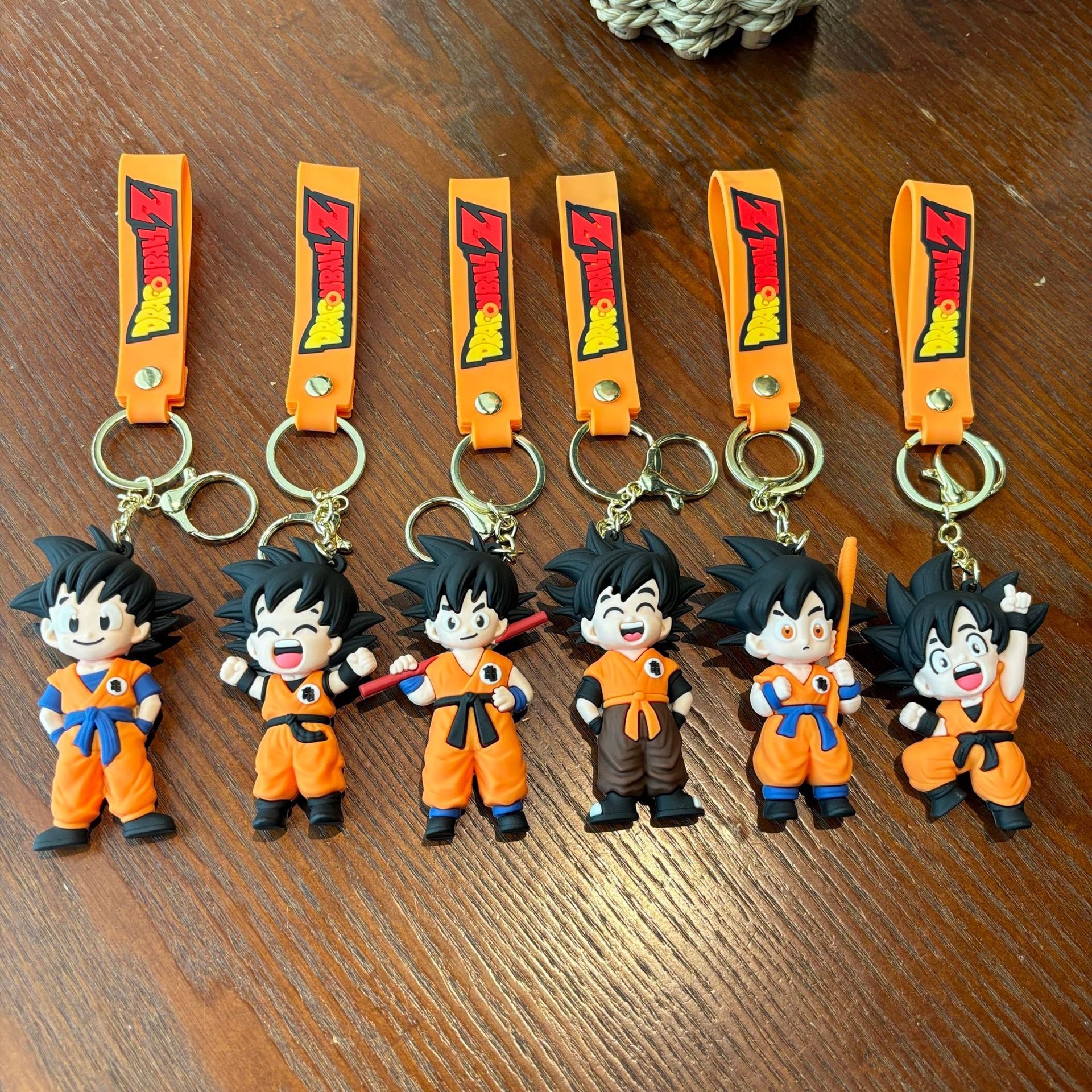 Sisslia Hot Selling Dragon Ball Custom 3d Soft Rubber Pvc Keychain ...