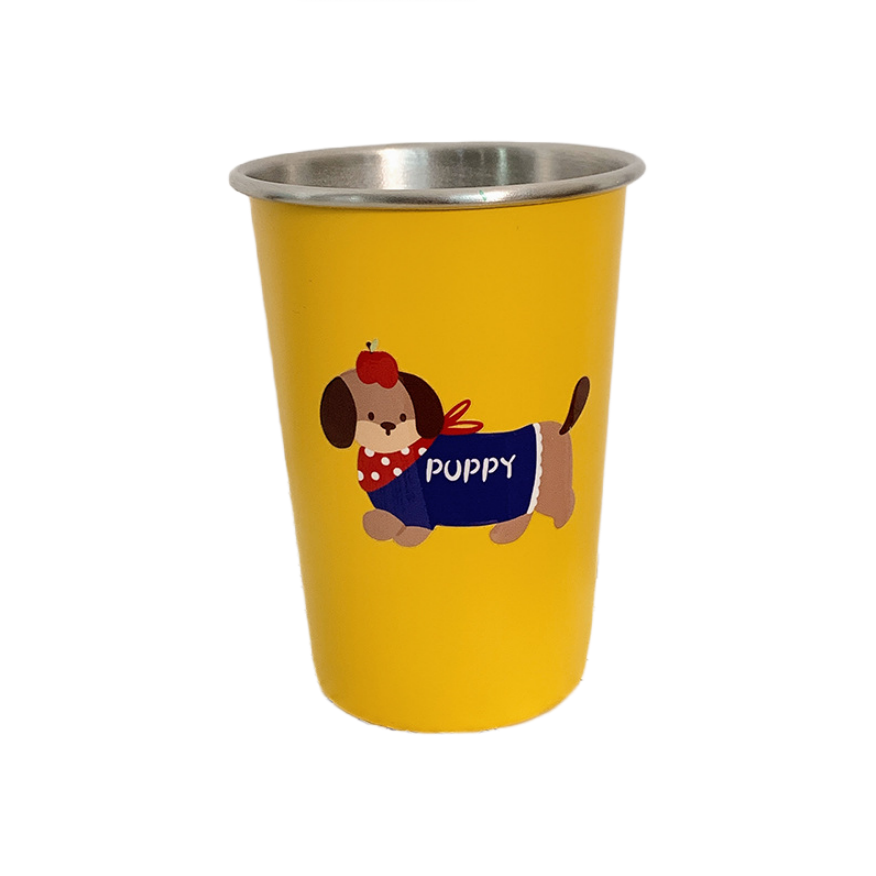 Creative Puppy Cold Drink Beer Cups Stainless Steel Cups Cola Aluminum ...