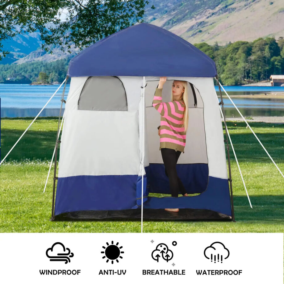 Portable Camping Bathroom Changing Bath Toilet Tent Instant Outdoor ...