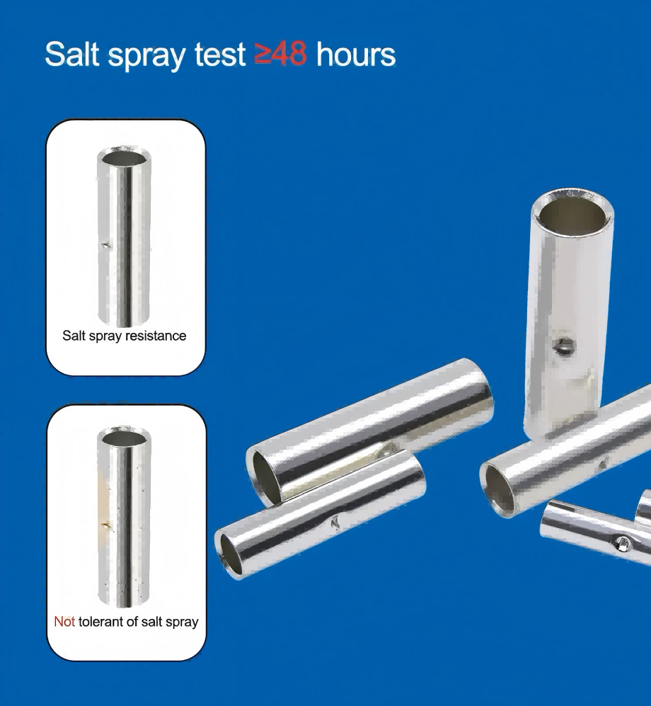 Gty-2-1.5 Middle Joint Terminal Pure Copper Tube Non-insulated Tinned ...