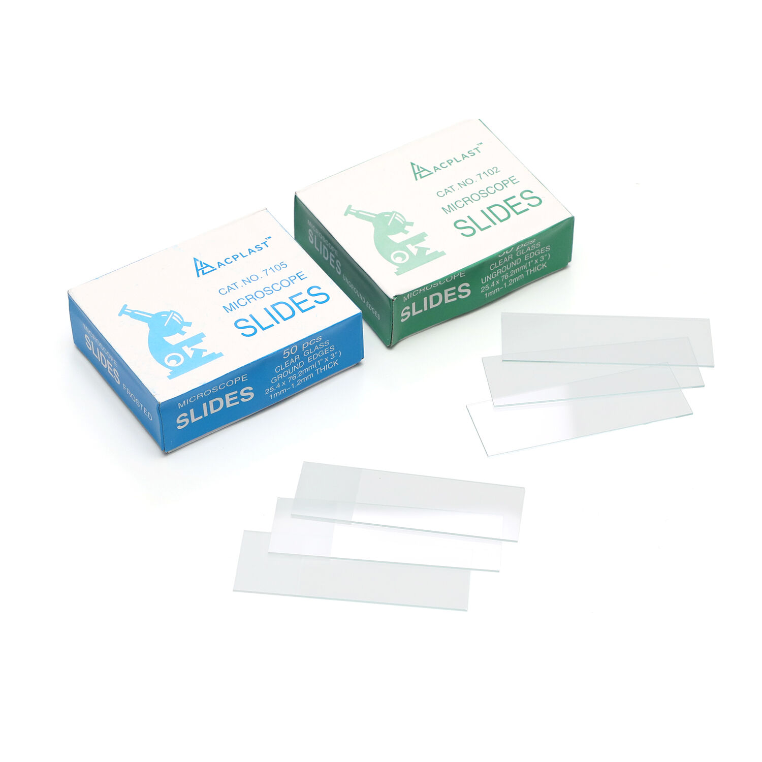 High Quality Laboratory Glassware Sail Brand Microscope Slides 7101 7105 7102 Frosted Ending $0. ...