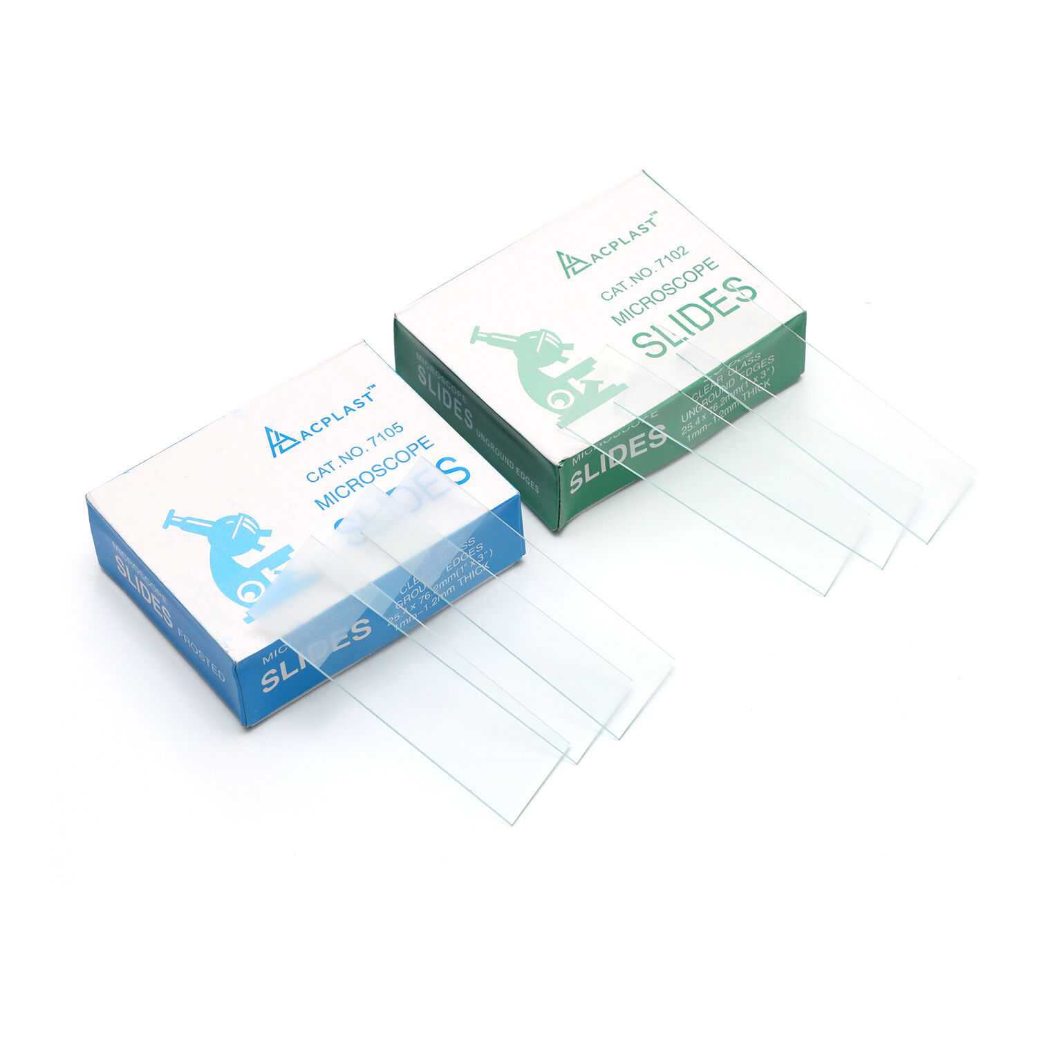 High Quality Laboratory Glassware Sail Brand Microscope Slides 7101 7105 7102 Frosted Ending $0. ...