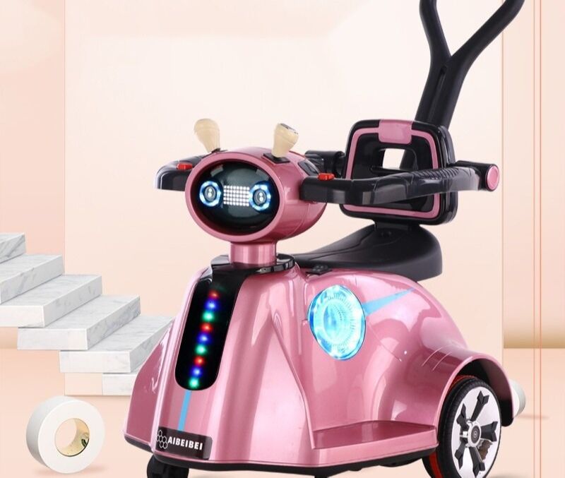 Indoor Children's Electric Four-wheeled Rocking Car Remote Control Baby ...