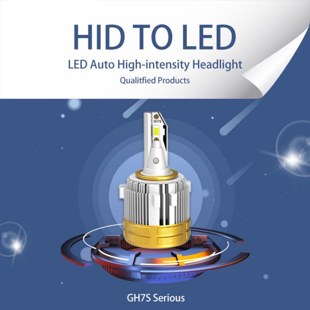 Golf Mk7 Headlight Bulb H7 Led Canbus 130w 12v 6000k White Brightness ...