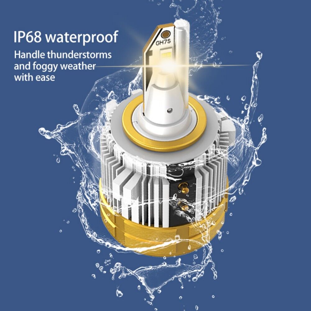 Golf Mk7 Headlight Bulb H7 Led Canbus 130w 12v 6000k White Brightness ...