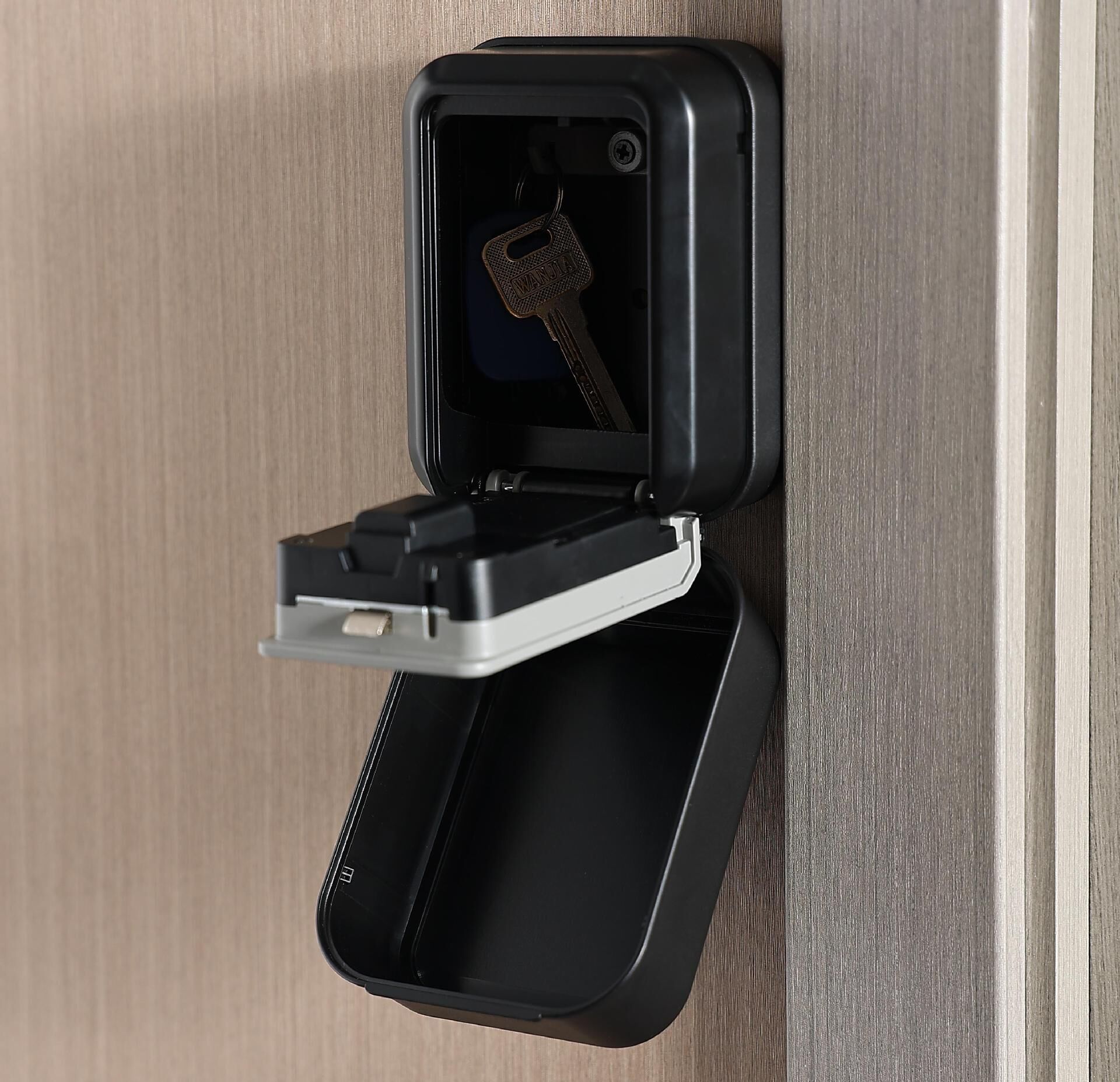 New Smart Digital Code Security Wall-mounted Lock Box Electronic Steel ...