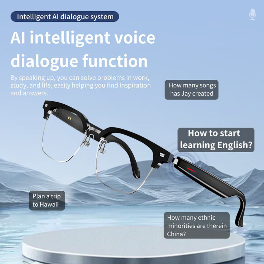 Oem Fashionable Wearable Outdoor Open-ear Ai Music Smart Glasses With ...