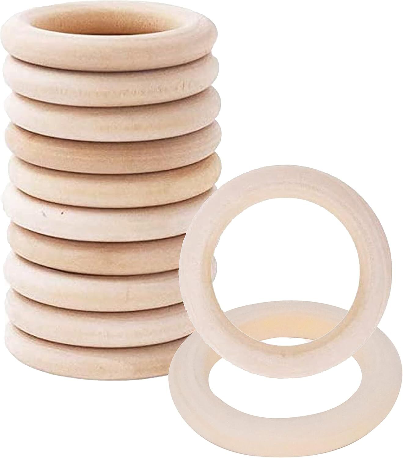 Bulk Buy China Wholesale 62/70/80mm Unfinished Diy Natural Maple Wood ...