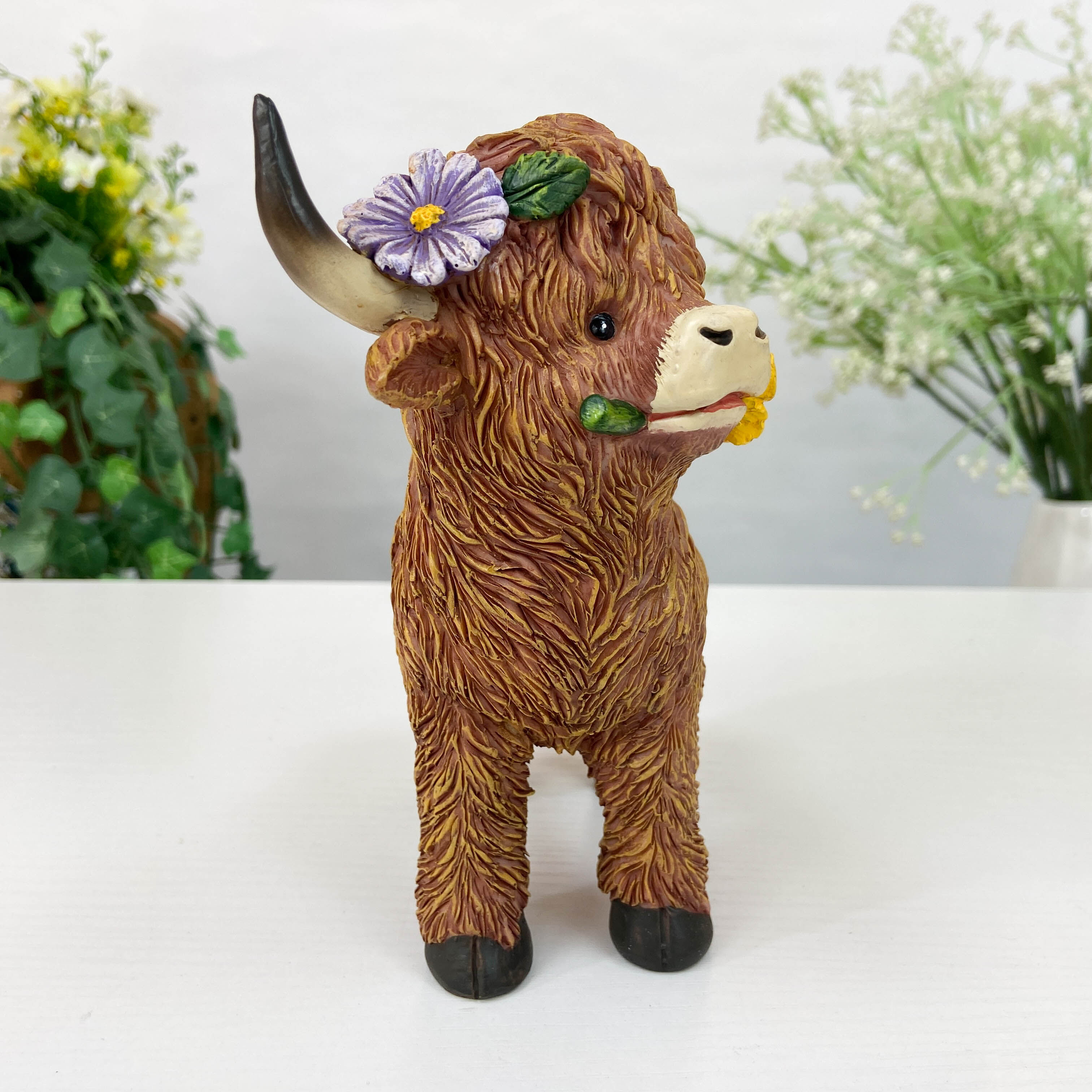 Resin Standing Posture Spring Yak Ornament Decoration - Expore China ...