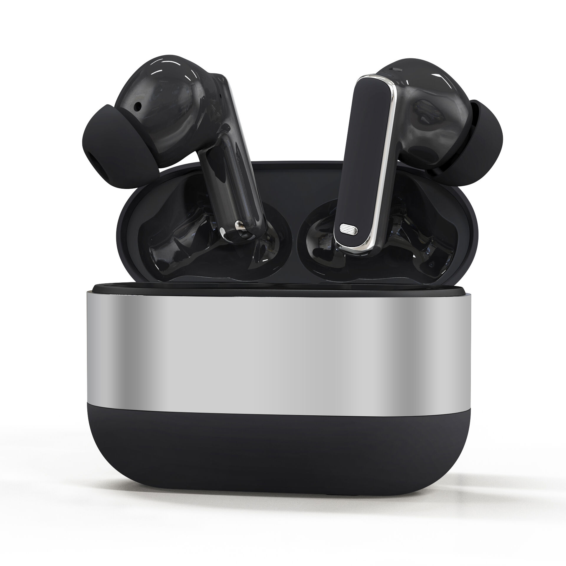Oem Metal Tws Headphone With 400mah Charging Case, Bluetooth 5.4 ...