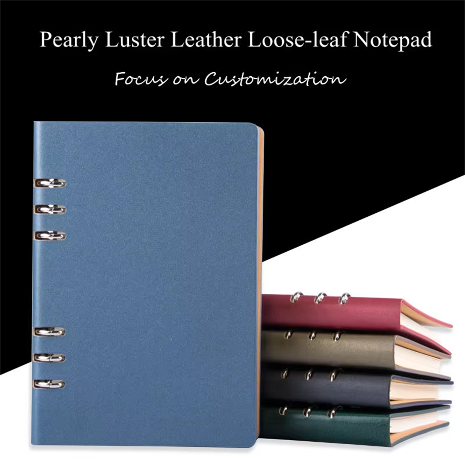 Factory Customized A5 Loose Leaf Notebook With Logo Printing Business ...