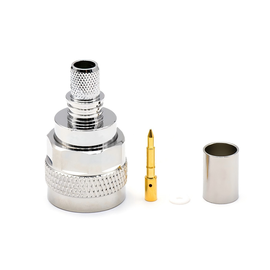High-quality N-male Crimp Rf Coaxial Connector Suitable For 50-5/lmr300 ...