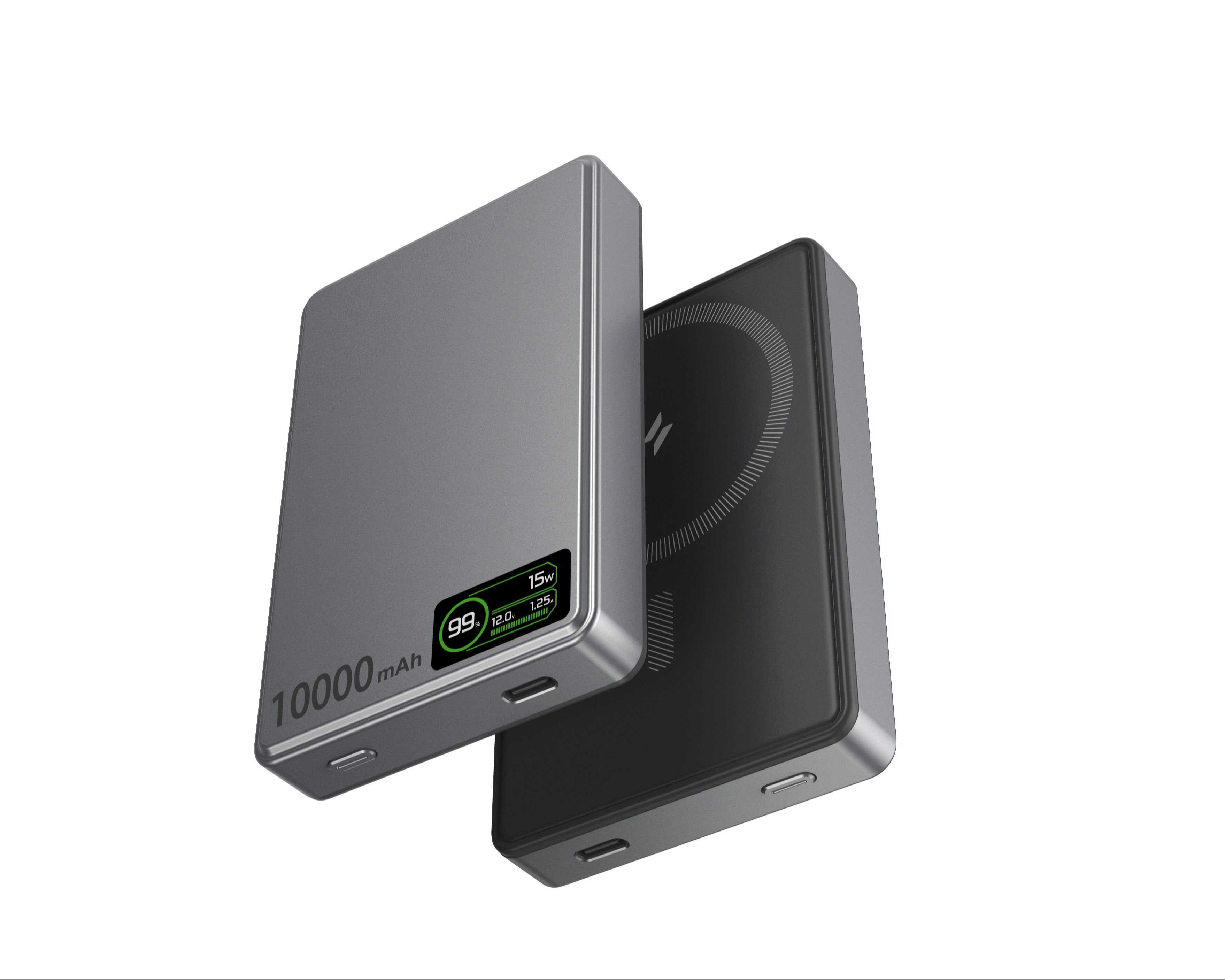 Slim Magnetic Power Bank With 10000mah High-capacity Battery, Perfect ...