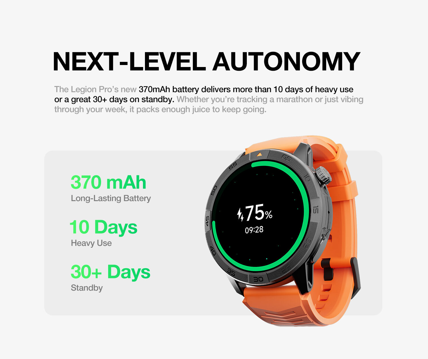 Agm Watch W1 Pro Health Tracking 100+ Sports Modes 370mah Large Screen ...