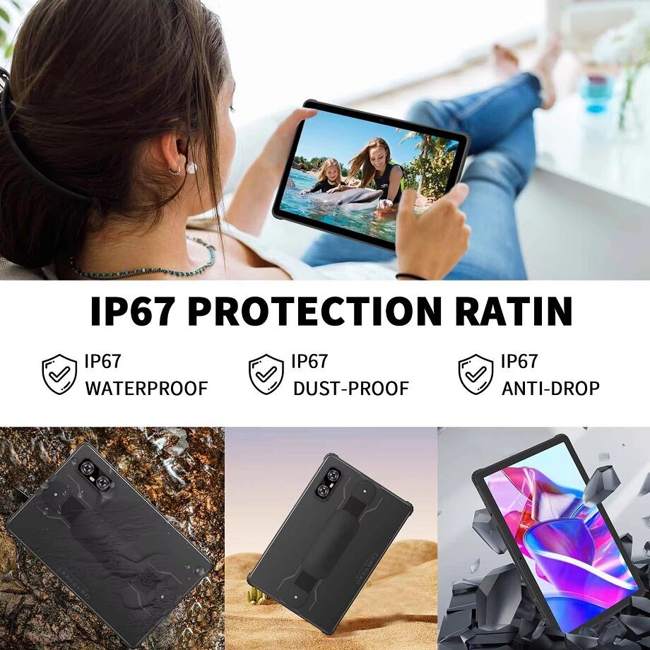 Industrial Octa Core Rugged Tablet Pc 16gb Ram 128g Android 14 ...