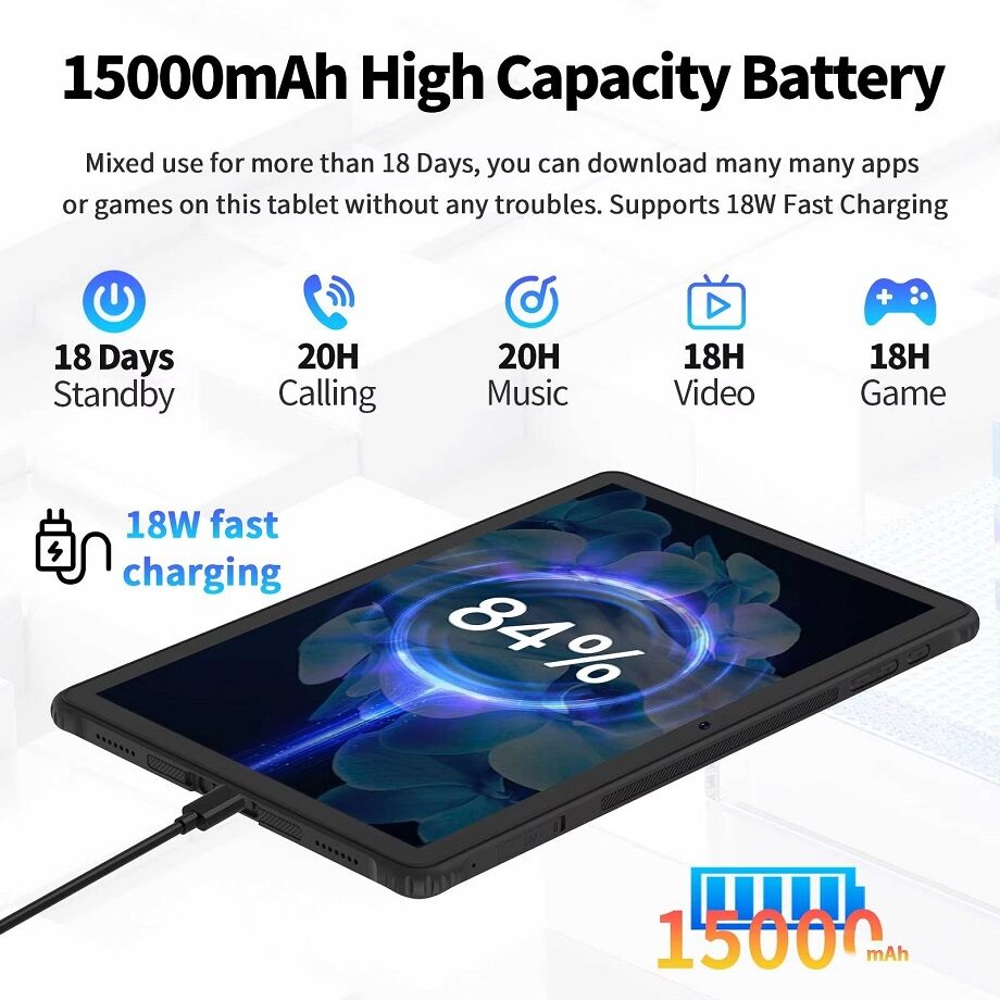 Industrial Octa Core Rugged Tablet Pc 16gb Ram 128g Android 14 ...