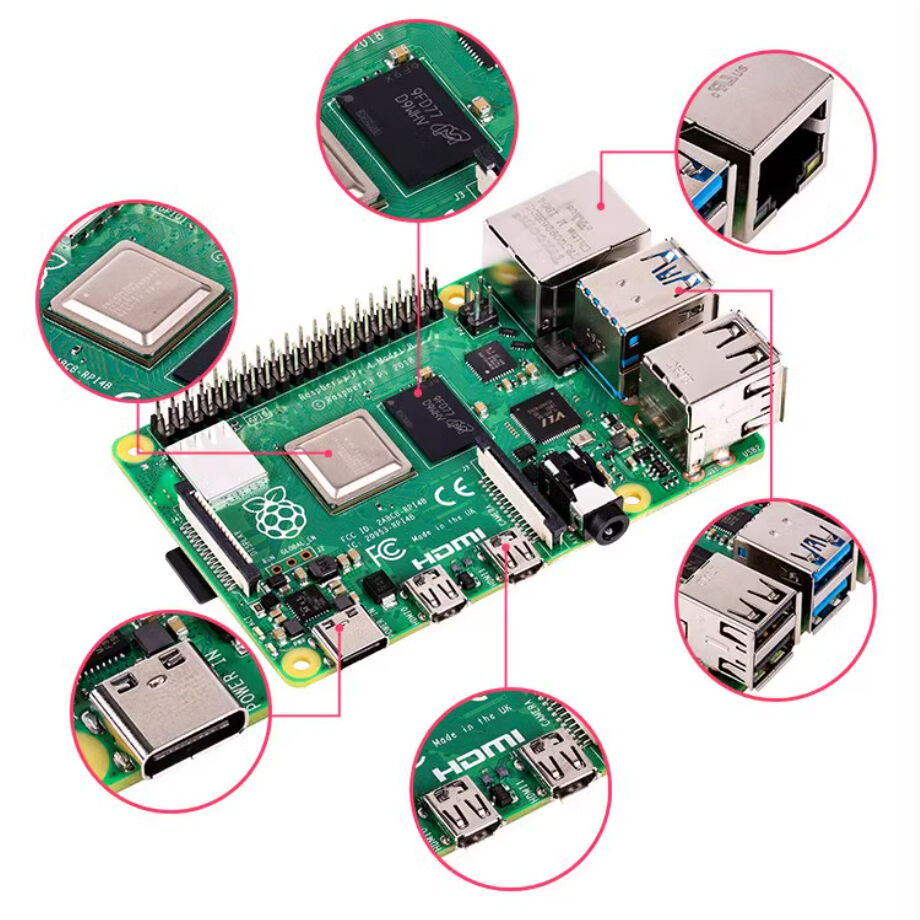 Original Raspberry Pi 4th Generation Pi4b/5th Generation 5/4b/3b/3b ...