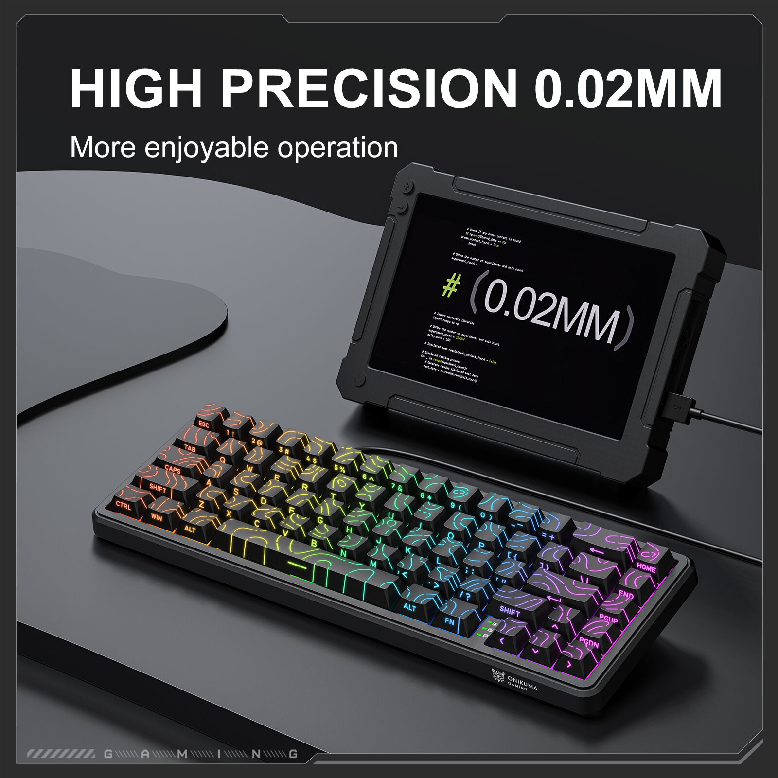 Onikuma G67 67-key Wired Mechanical Keyboard With Magnetic Switches ...