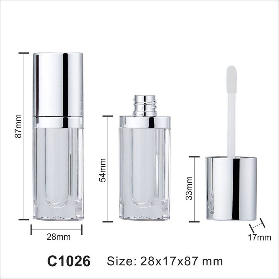 Empty Lipstick Tubes 5ml Transparent Lip Gloss Tube Transparent Rod Big ...