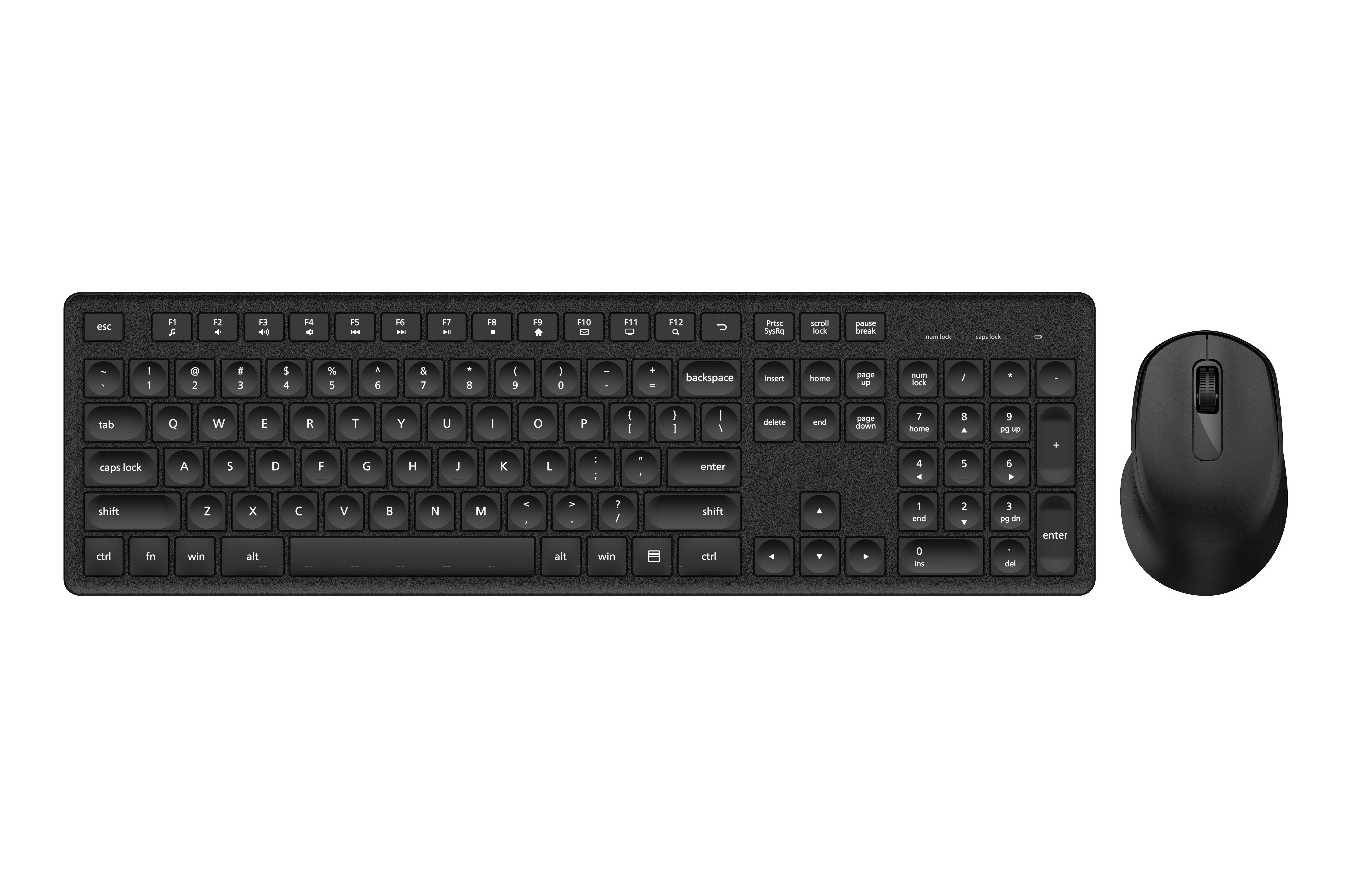 Factory Direct 2.4g Wireless Membrane Keyboard And Mouse Combo With 12 ...