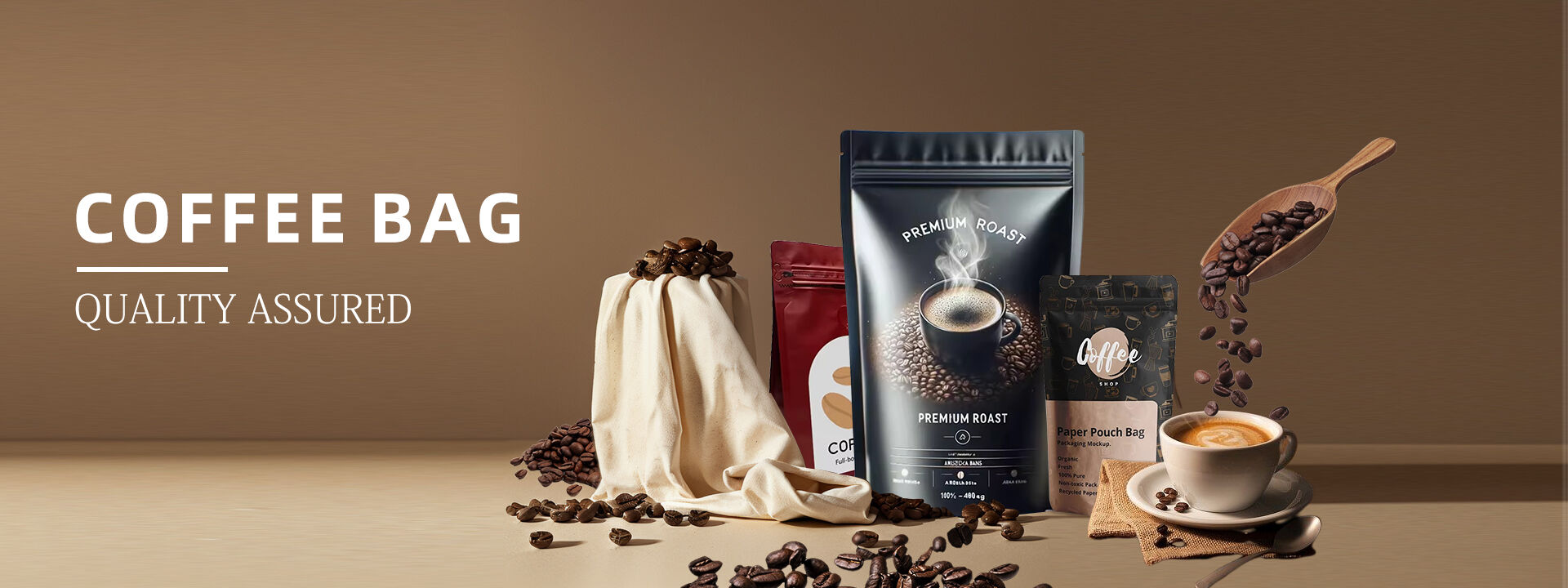 Factory Wholesale Recyclable Coffee Bag Coffee Packages Flat Bottom ...