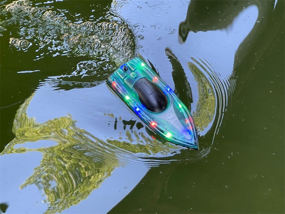 Buy China Wholesale Flytec V555 Glowing Rc Racing Boat High Speed Fast ...