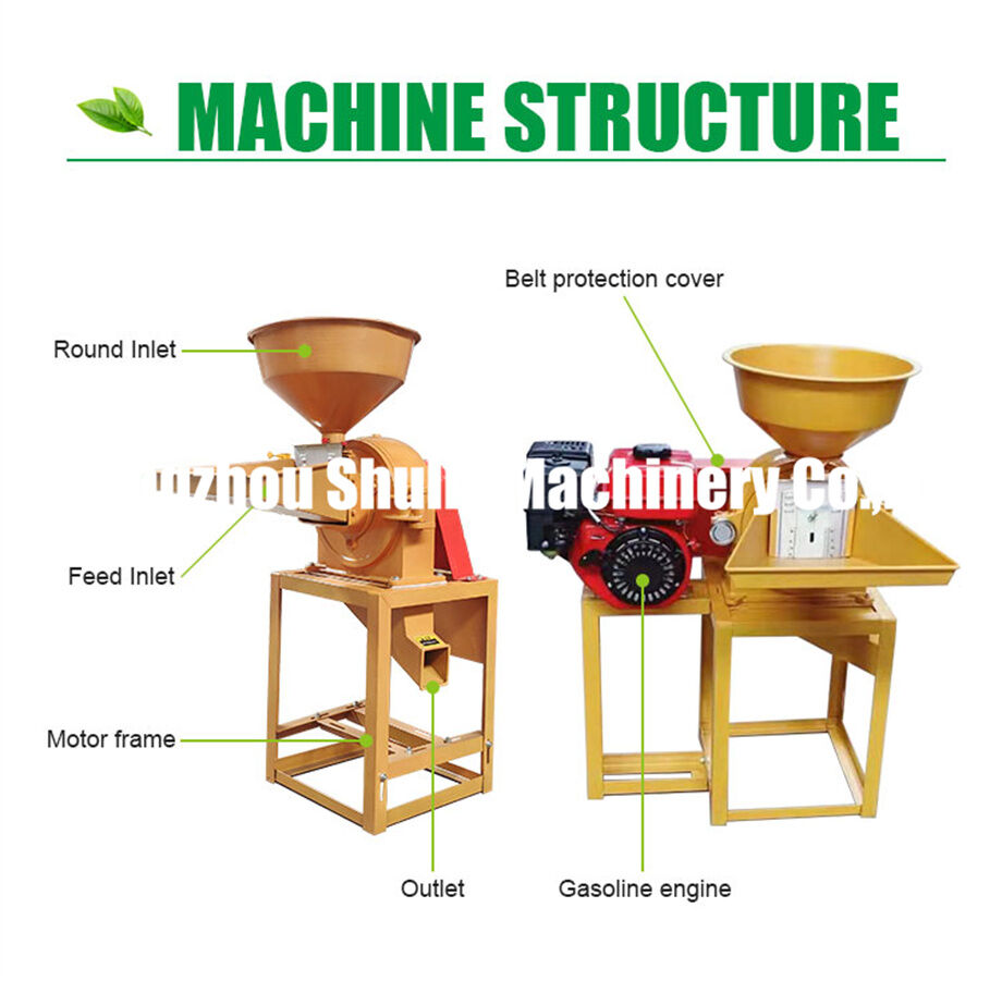 Hot Sale Electric Flour Mill Cereal Mixer Crusher Grain Crusher Corn ...