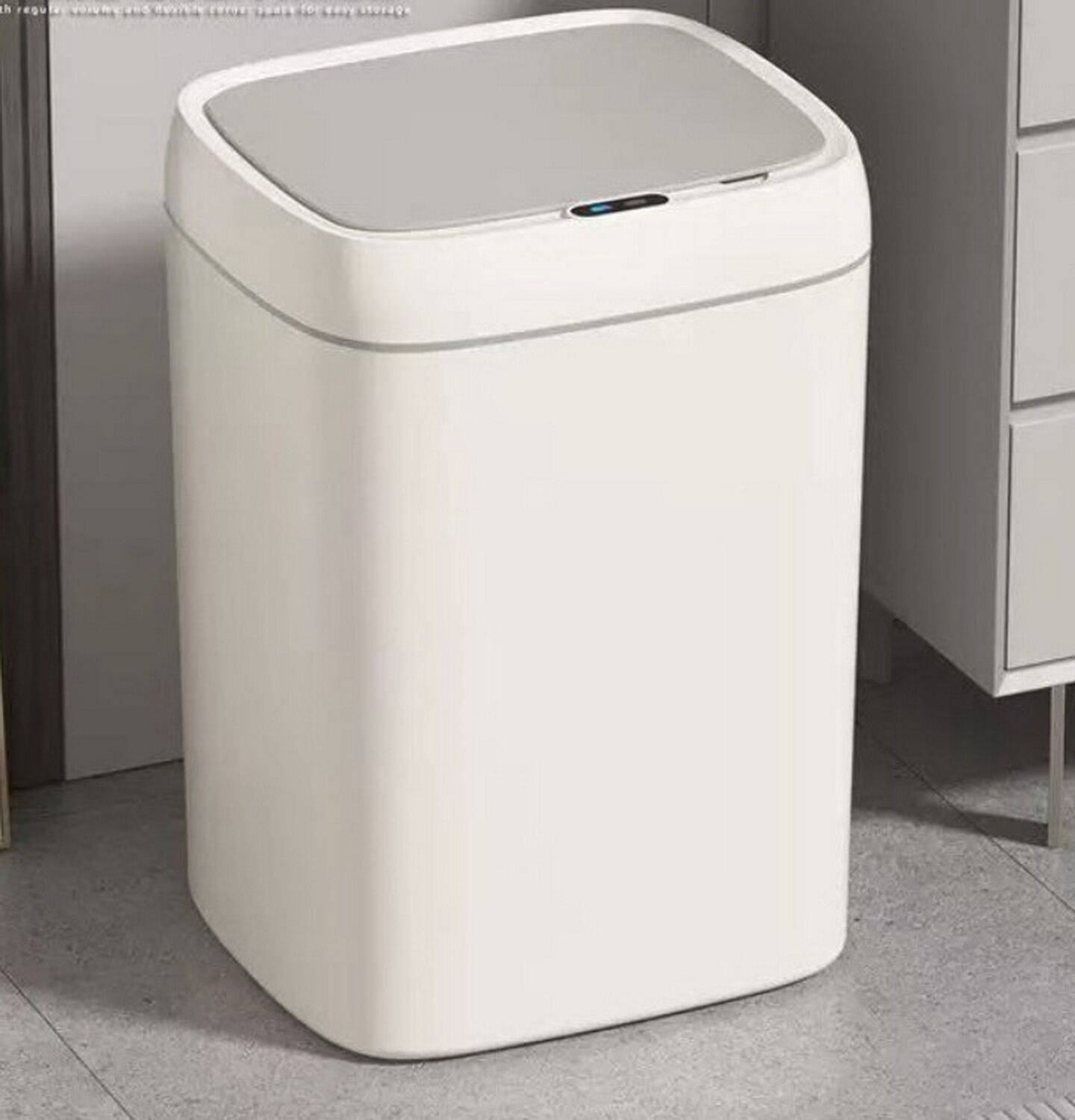 Automatic Waste Bins With Sensor For Indoor Household Waterproof Bathroom Smart Home Products ...
