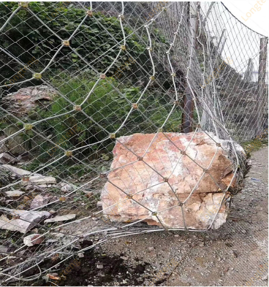 High-tensile Steel Wire Slope Protection System Rockfall Netting Mesh ...