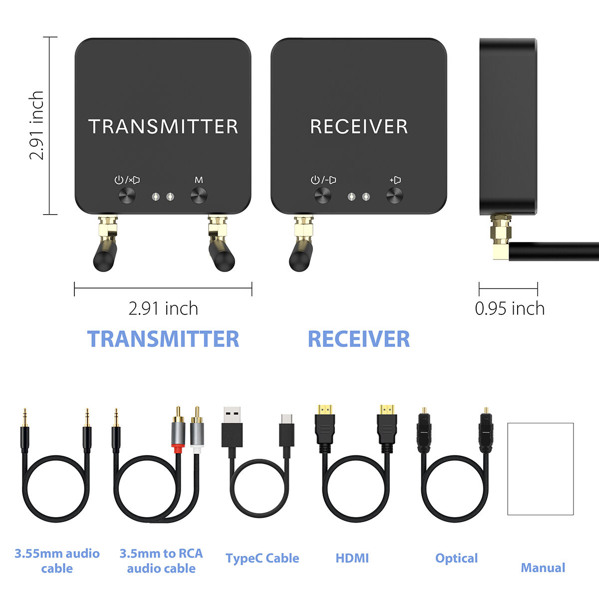 Factory Wholesale Bluetooth Wireless Audio Transmitter Receiver ...