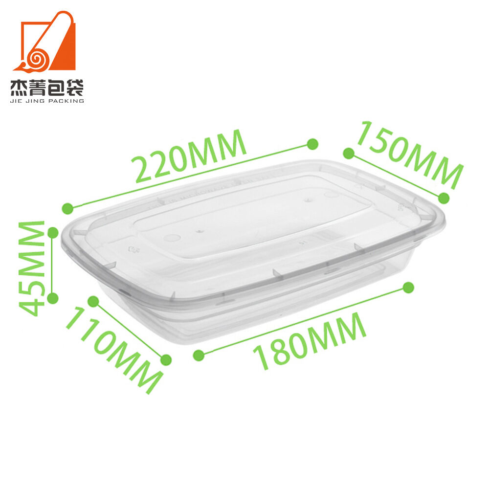 Buy China Wholesale 750ml American Style Disposable Plastic Pp Box With ...