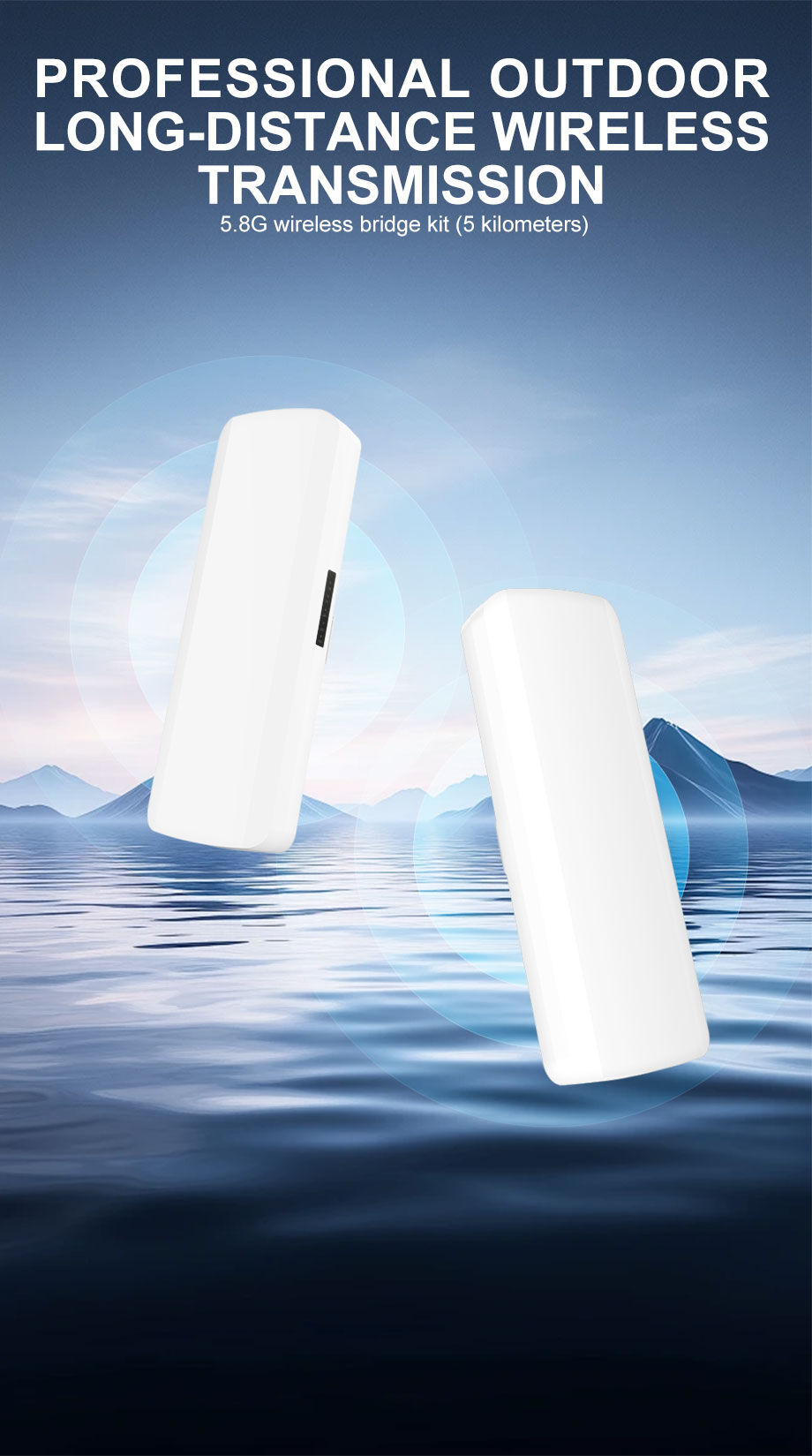 5.8g 900m High-power Long-distance Digital Wireless Bridge With High ...