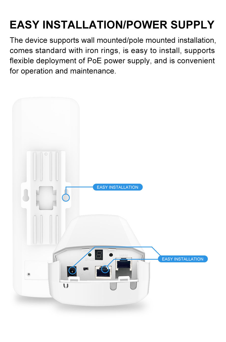 5.8g 900m High-power Long-distance Digital Wireless Bridge With High ...
