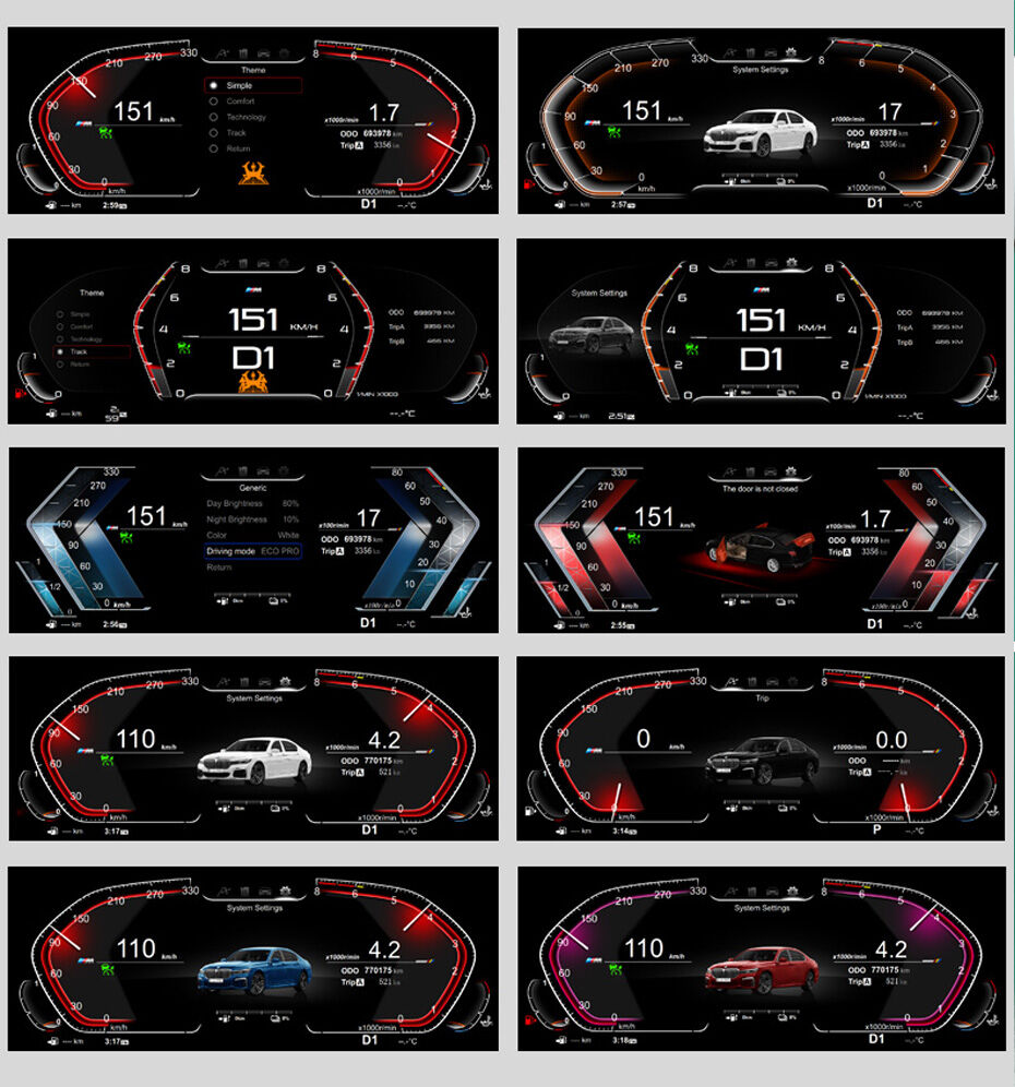 12.3 Inch Lcd Hd Screen Upgrade Digital Cluster For Mercedes A Class ...