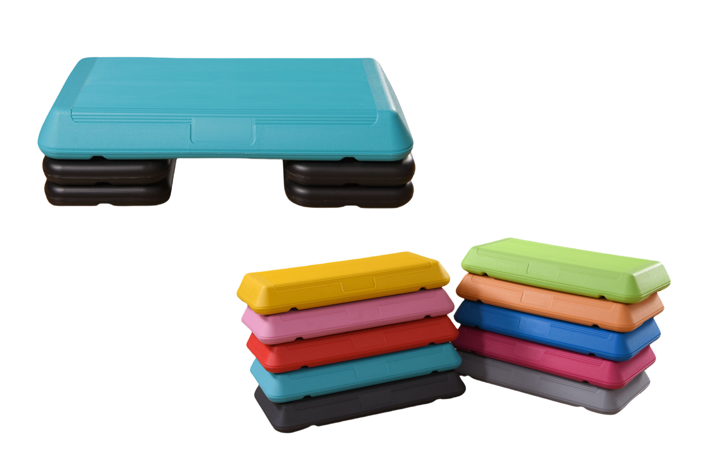 Vibrant Colors Medium Non-slipaerobic Step Platform - Home Gym & Yoga ...