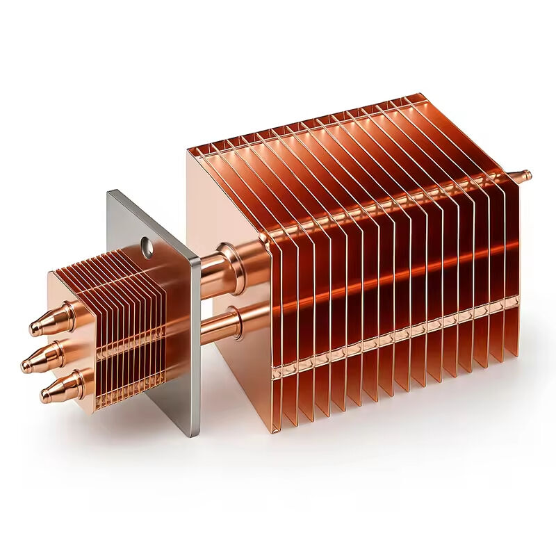 Air Cooler Heat Sink With Copper Zipper Fin Heat Pipes For Cinema ...