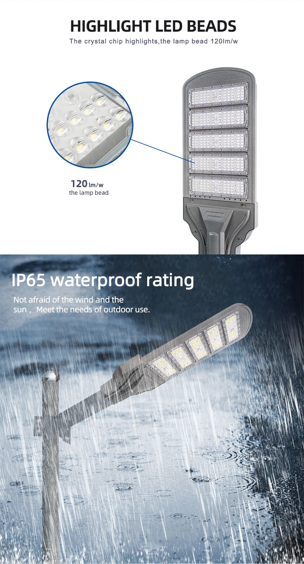 Non-glare 150w Led Roadway Street Light With Ac Power And Enhanced ...