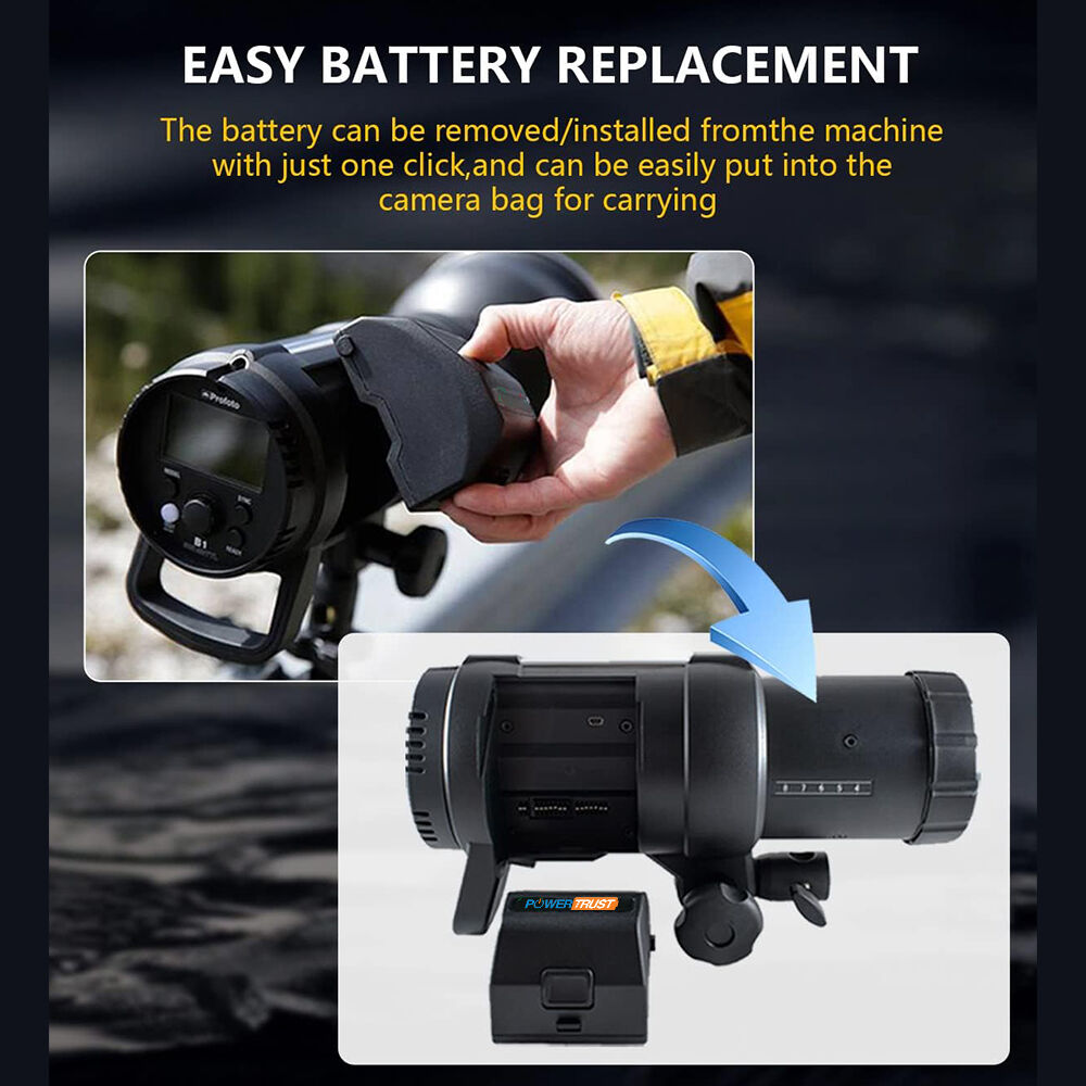 Rechargeable Lithium Ion Battery Pack Compatible With Profoto B1/b1x ...