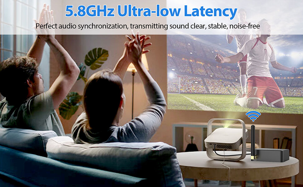 Home Theater 5.8ghz5.2ghz Wireless Bluetooth Receiver 160ft Long Range ...