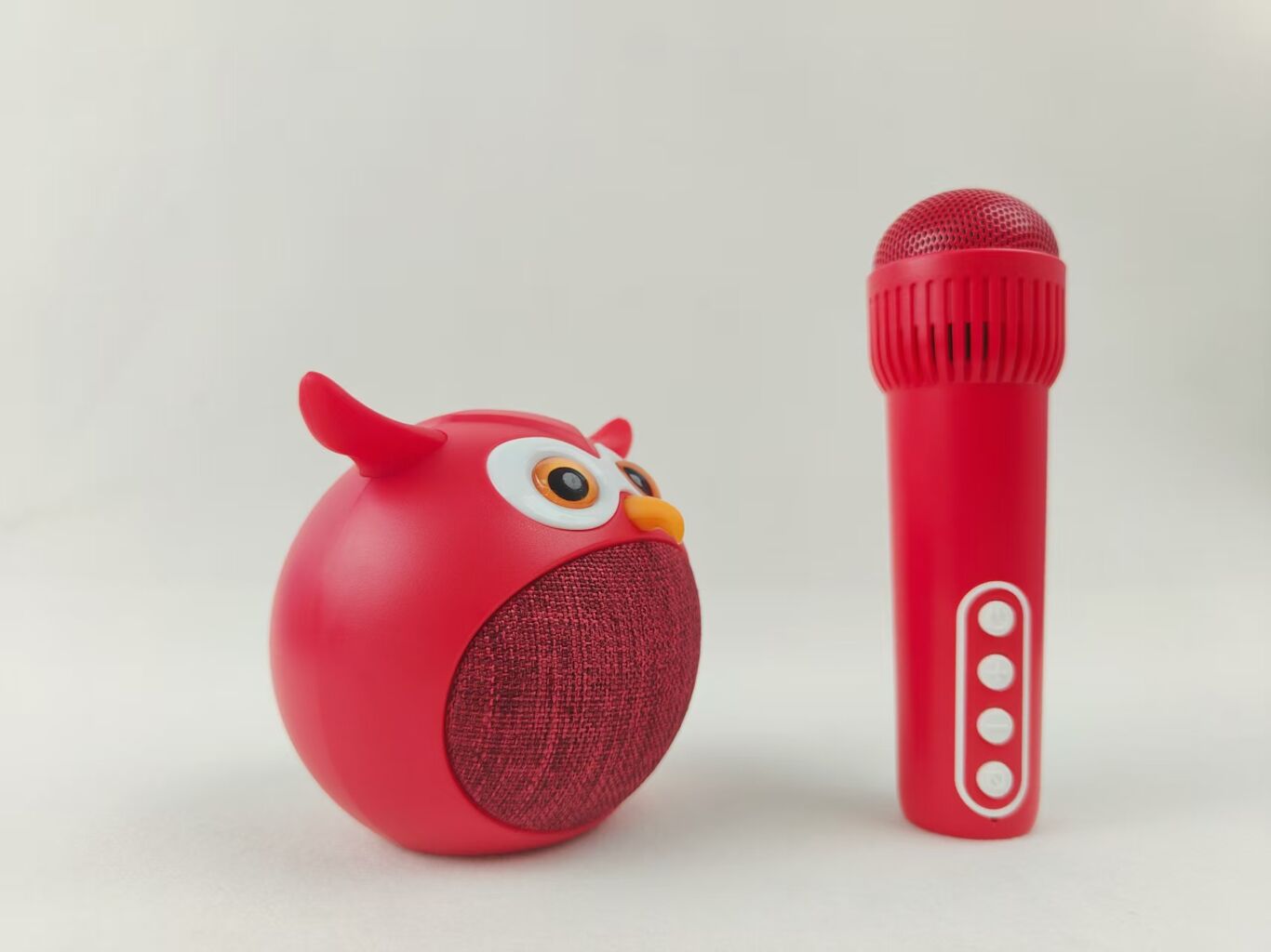 Cheap Red Mini Cartoon Owl Karaoke With Microphone Portable Wireless ...