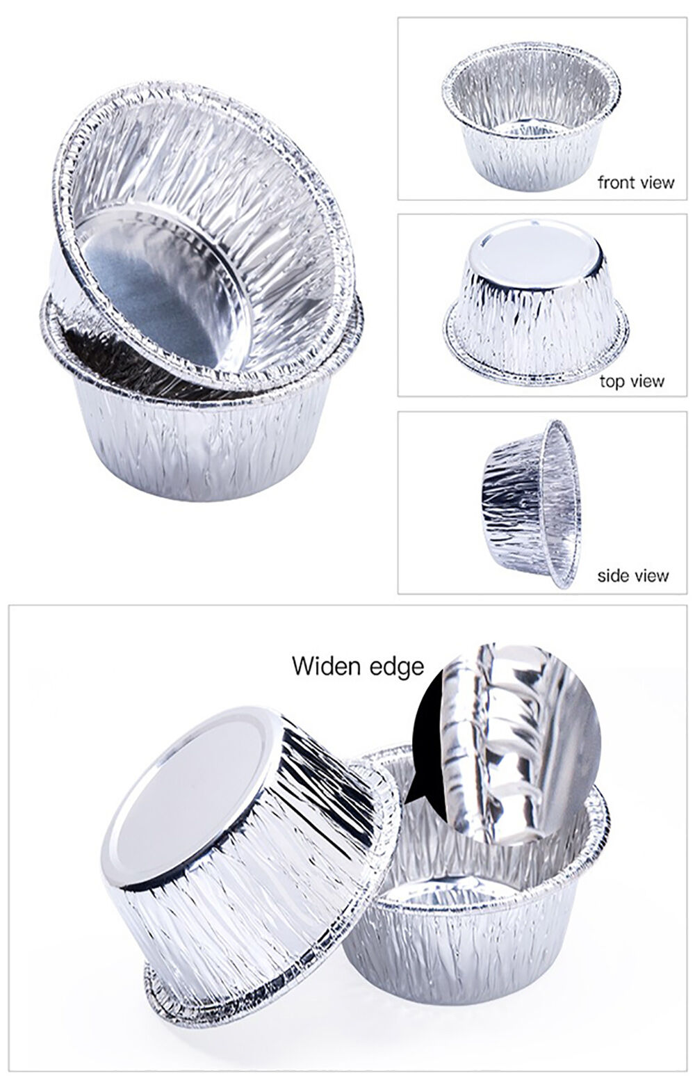 High Quality Disposable Fast Food Storage Aluminum Foil Baking ...