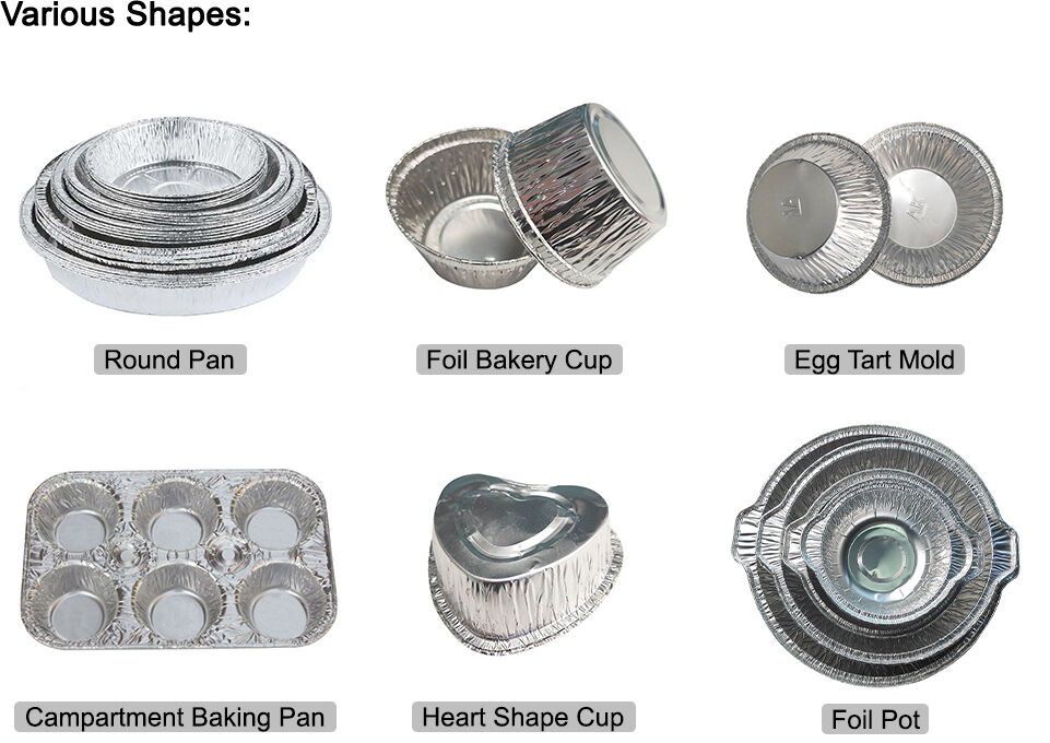 High Quality Disposable Fast Food Storage Aluminum Foil Baking ...