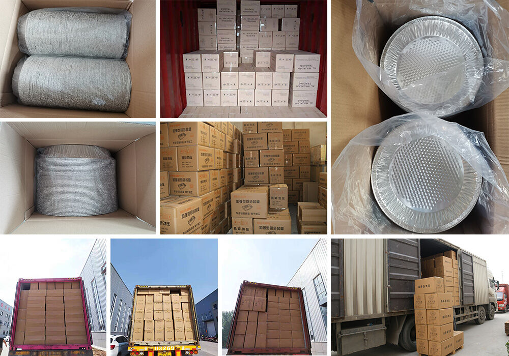 High Quality Disposable Fast Food Storage Aluminum Foil Baking ...